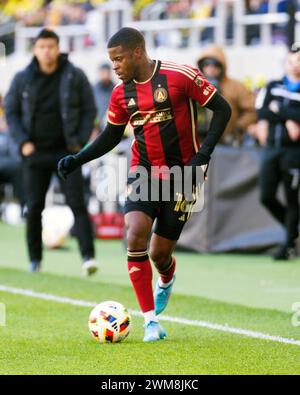 Atlanta United forward Xande Silva (16) reacts to missing a goal ...
