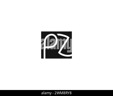 creative letter PZ logo design vector template Stock Vector Image & Art ...
