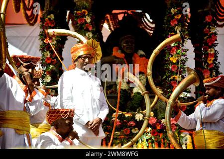 NAVI MUMBAI, INDIA -FEBRUARY 24: Nationalist Congress Party chief ...