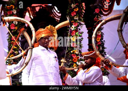 NAVI MUMBAI, INDIA -FEBRUARY 24: Nationalist Congress Party chief ...