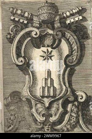Bernini's coat of arms of Alexander VII (v2) in Piazza San Pietro by ...