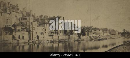 Besançon, le quartier Battant au XIXe siècle (2 Stock Photo - Alamy