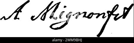 Abraham Mignon signature Stock Photo - Alamy