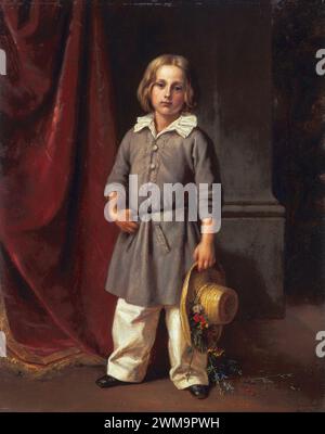 Carl Joseph Begas - Carl Begas d. J. als Kind (1850 Stock Photo - Alamy