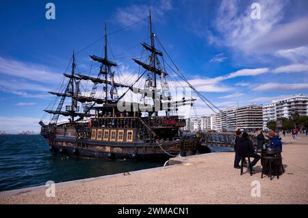 Pirate ship, Thessaloniki, Greece Stock Photo - Alamy