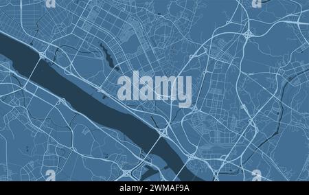 Map of Goyang, South Korea. Detailed city vector map, metropolitan area ...