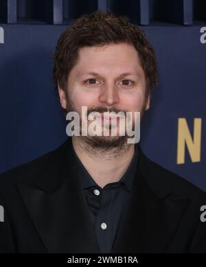 Michael Cera arrives at the 30th annual Screen Actors Guild Awards on ...