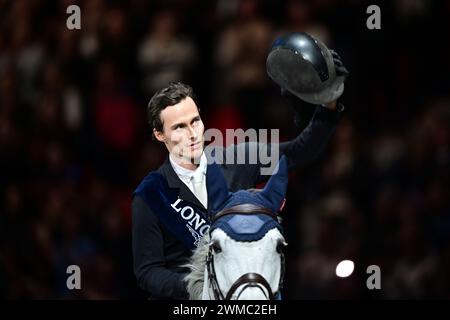 Lars Kersten, Netherlands, on the horse Hallilea during the World Cup ...