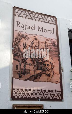 Statue of Moses Maimonides or Rambam in the Jewish Quarter in Cordoba ...