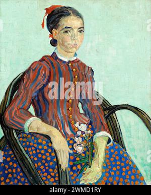 La Mousme by Vincent Van Gogh 1888. National Gallery Of Art in ...
