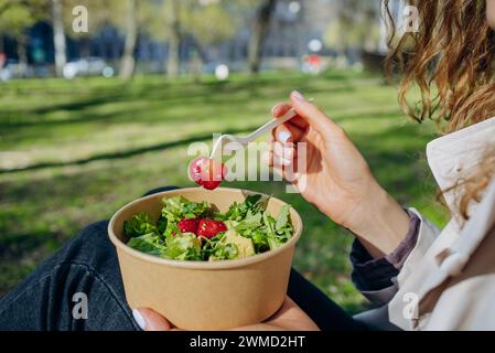 Fresh Greens and a Light Meal Enjoyed at a Cozy Restaurant in the ...