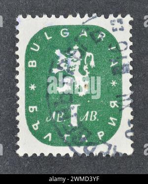 Cancelled postage stamp printed by Bulgaria, that shows The "Bear ...
