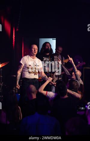 London punk band The Chisel play their live show at The Globe in ...