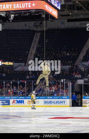 Rochester, New York, USA. 16th Feb, 2025. Laval Rocket forward Sean ...