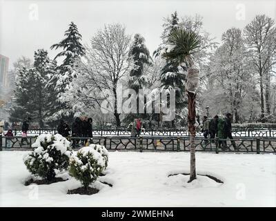 Tehran, Iran. 25th Feb, 2024. Iranian musicians and members of the ...