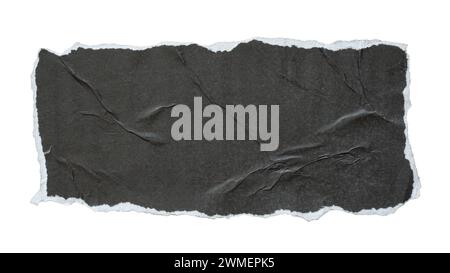 ragged white and textured paper with copy space on light blue ...