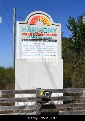 Harmony, United States. 25th Feb, 2024. An aerial view of the Harmony ...