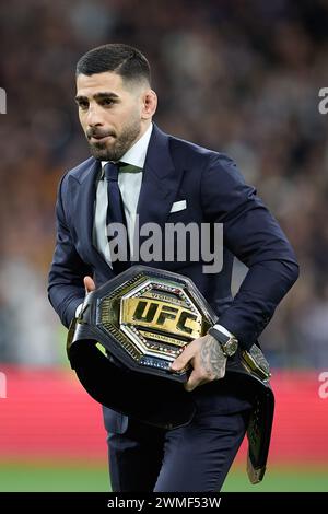 Mixed martial arts fighter Ilia Topuria and his girlfriend, Giorgina ...