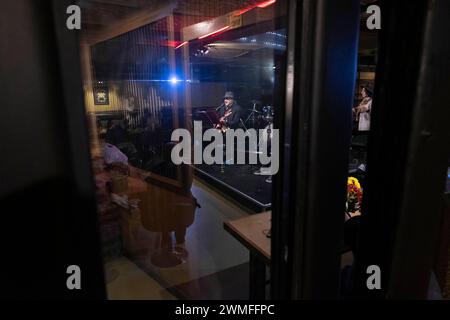 Tehran, Iran. 25th Feb, 2024. Iranian musicians and members of the ...