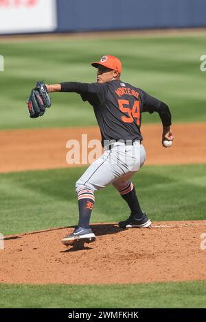Detroit Tigers pitcher Keider Montero throws against the Chicago White ...
