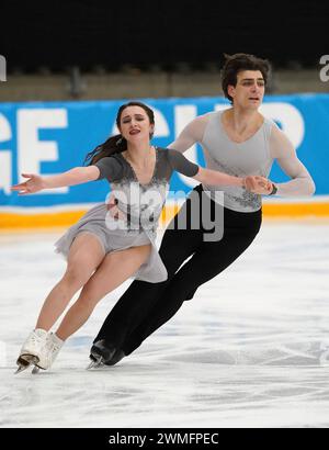 Chelsea VERHAEGH & Sherim VAN GEFFEN (NED), during Ice Dance Rhythm ...