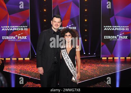 Miss Germany 2024. Max Klemmer und Milka Loff Fernandes anläßlich der ...