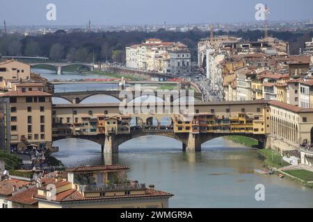 Italien Florenz Toskana Ponte Vecchio Stock Photo - Alamy