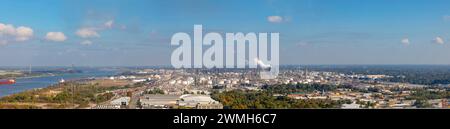 aerial of oil industry near Baton Rouge Stock Photo - Alamy