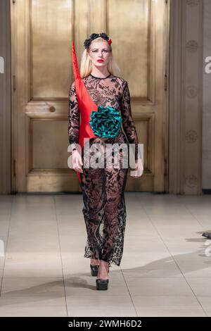 Models walk the Eve Bello FW24 EPN NYFW Runway Show at Leman Ballroom ...