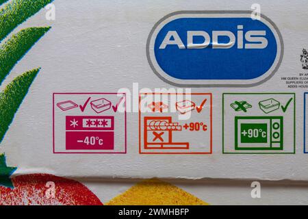 freezer dishwasher and microwave symbols with detail on Addis plastic ...