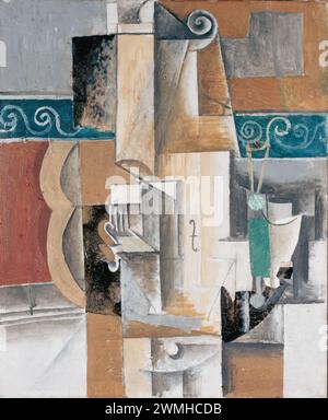 Guitar and Violin Artist: Pablo Picasso Created: 1913 Genre: Still life ...