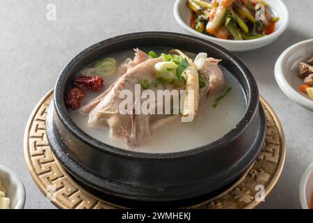 Samgyetang, lacquer samgyetang, Korea, food, abalone porridge ...