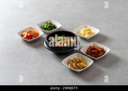 Korean food dish Dongtae-tang Kimchi Roll Mackerel Braised Mackerel ...