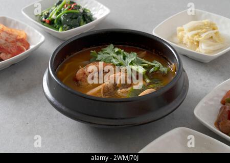 Korean food dish Dongtae-tang Kimchi Roll Mackerel Braised Mackerel ...