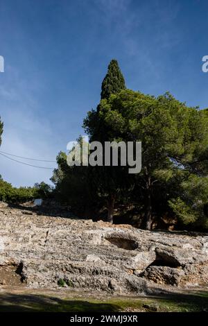 Roman theater of Pollentia Stock Photo - Alamy