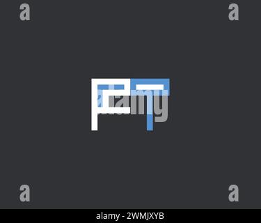 FT letter Type Logo Design vector Template. Abstract Letter FT logo ...