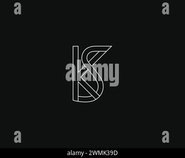 creative letter KS logo design vector template Stock Vector Image & Art ...