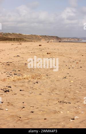 World War II PILLBOX - Crimdon Dene Beach, County Durham, England Stock ...