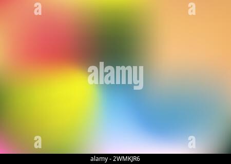 Abstract blurred holographic gradient mesh effect background Stock ...