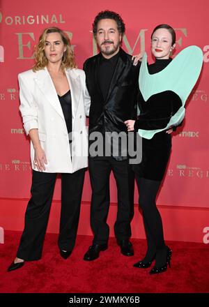 Kate Winslet, Guillaume Gallienne and Andrea Riseborough Stock Photo ...