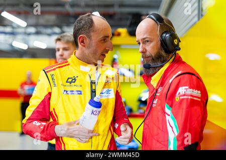 KUBICA Robert (pol), AF Corse, Ferrari 499P #83, Hypercar, portrait ...