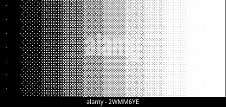 Radial pixelated gradient texture. Black and white dithered oval ...