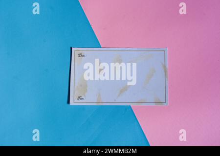 Name card frames, greeting cards are suitable for templates Stock Photo ...