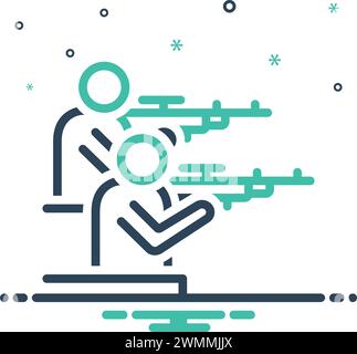 Shooting Silhouette, Hunting Shooting Vector, Skeet Shooting, Shooting ...