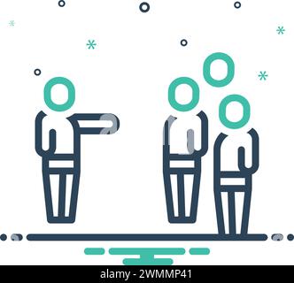 Icon for someone,indicate Stock Vector Image & Art - Alamy