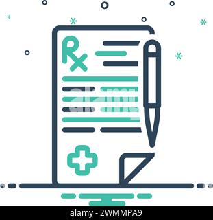 Icon for prescription,instructions Stock Vector Image & Art - Alamy