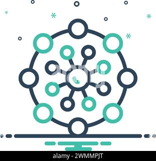 Icon for hub,multiple Stock Vector Image & Art - Alamy