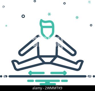 Icon for stretch,flexible Stock Vector Image & Art - Alamy