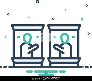 Icon for neighbors,neighboring Stock Vector Image & Art - Alamy
