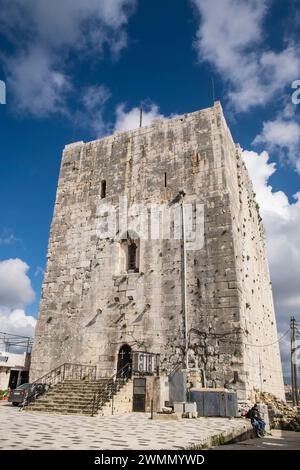Syria, Safita tower Stock Photo - Alamy